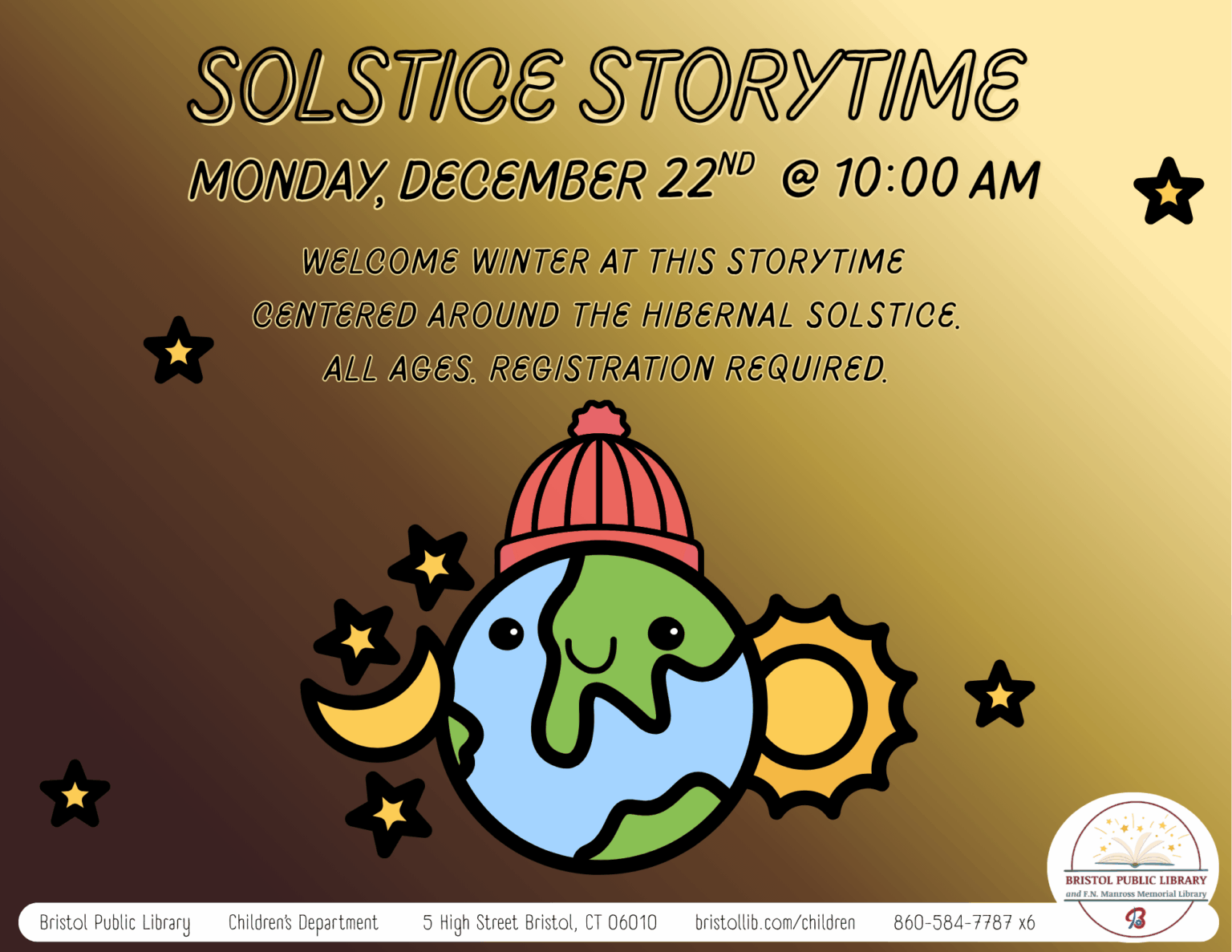Solstice Storytime - Bristol Public Library