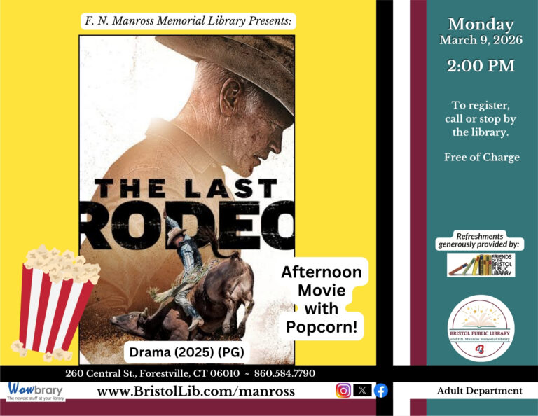 Manross Movie Monday: The Last Rodeo - Bristol Public Library